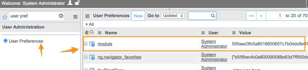 ServiceNow User Preferences – Server and Client Access | John Andersen